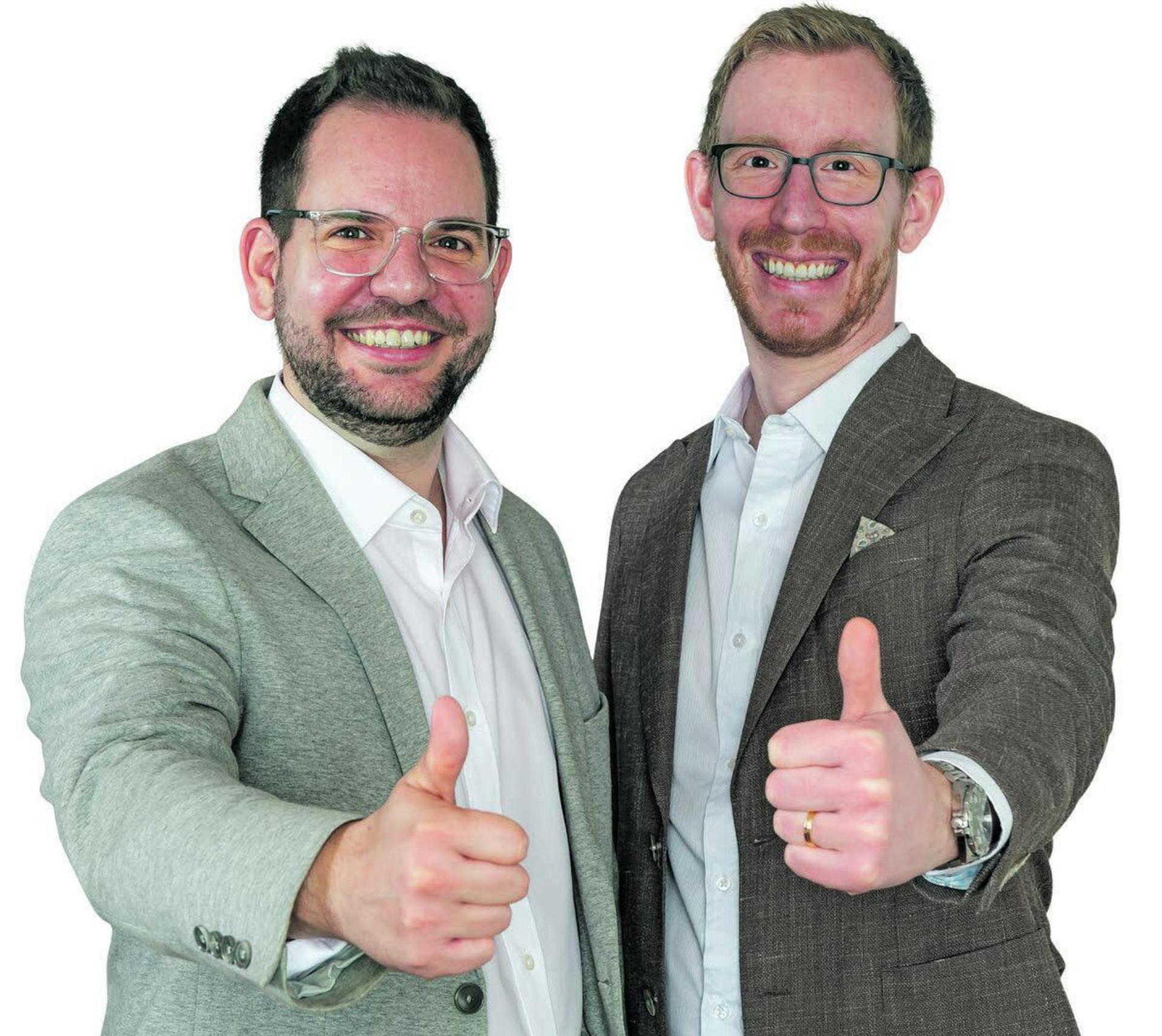 Jungunternehmer Sascha und Yves Saxer führen seit sieben Jahren Saxer ...